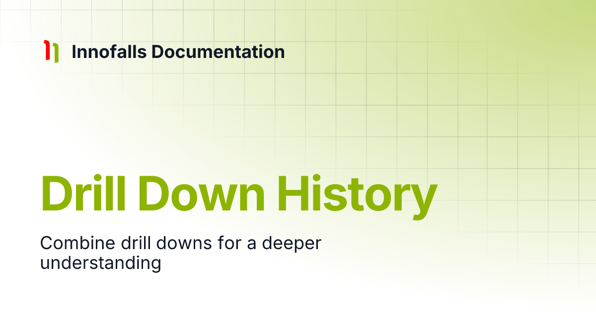 Drill Down History | Innofalls Documentation